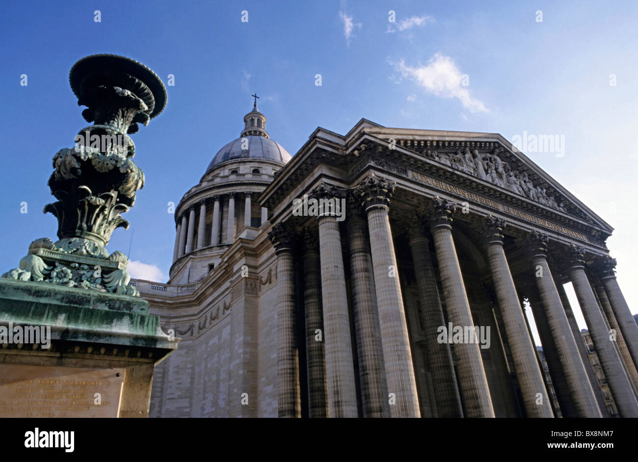 Columns outside the Pantheon in Paris, France Stock Photo - Alamy