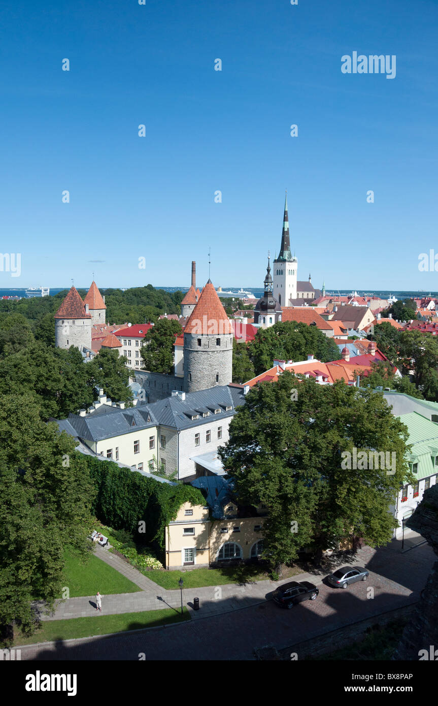 A view of the buildings in the city of Tallinn, Estonia Stock Photo - Alamy