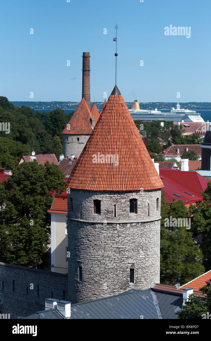 A view of the buildings in the city of Tallinn, Estonia Stock Photo - Alamy