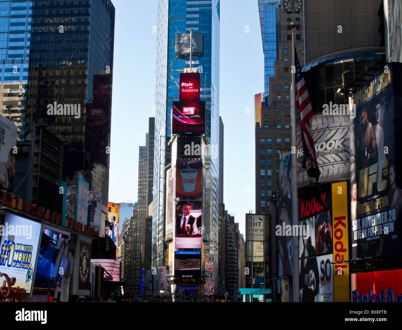 Times Square, Looking South, NYC Stock Photo - Alamy
