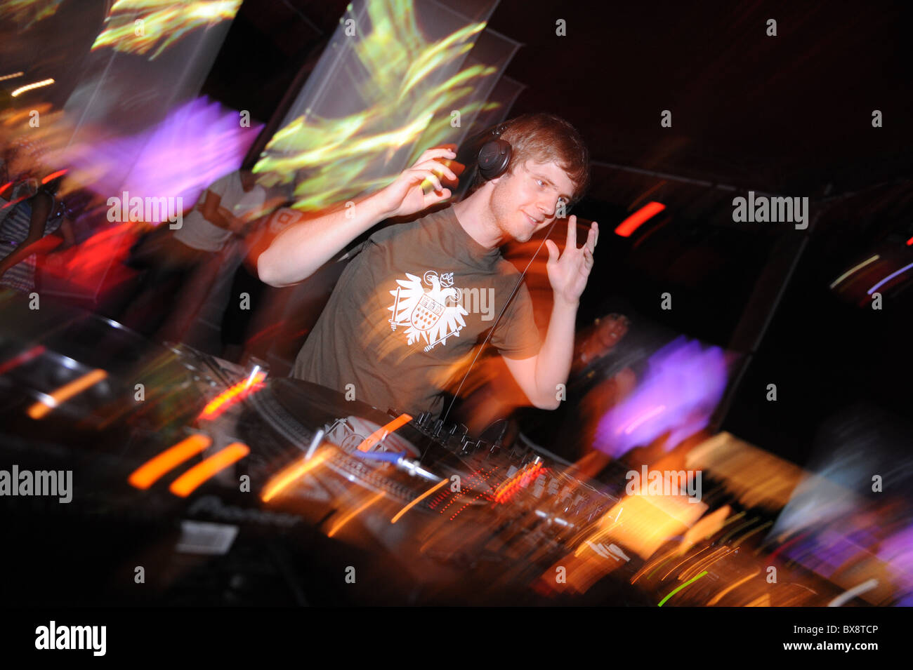 Dj in club young hi-res stock photography and images - Alamy