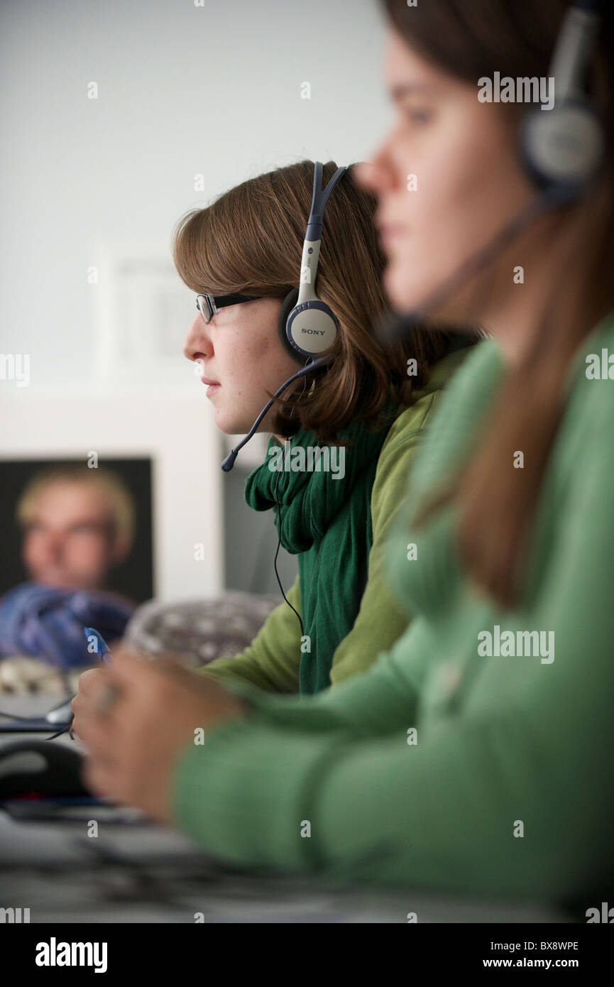 University students attend class Stock Photo - Alamy