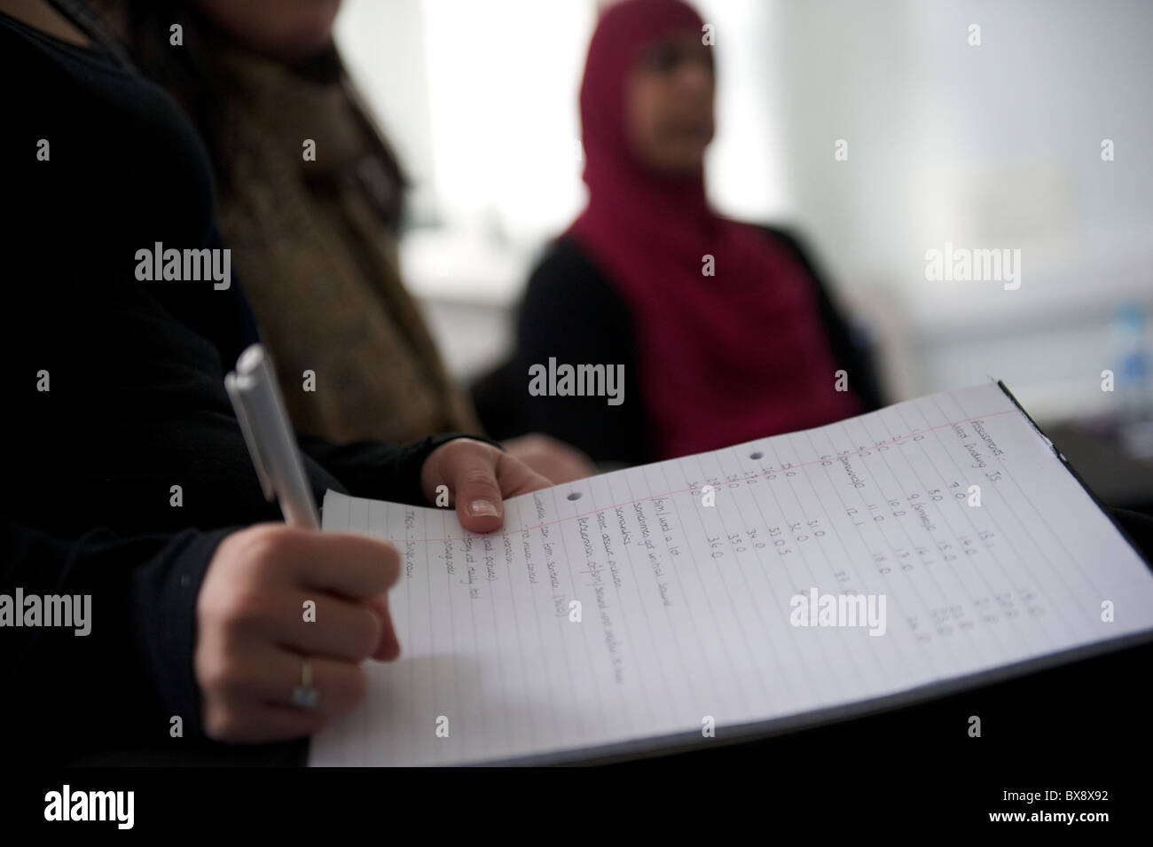 University students attend class Stock Photo - Alamy