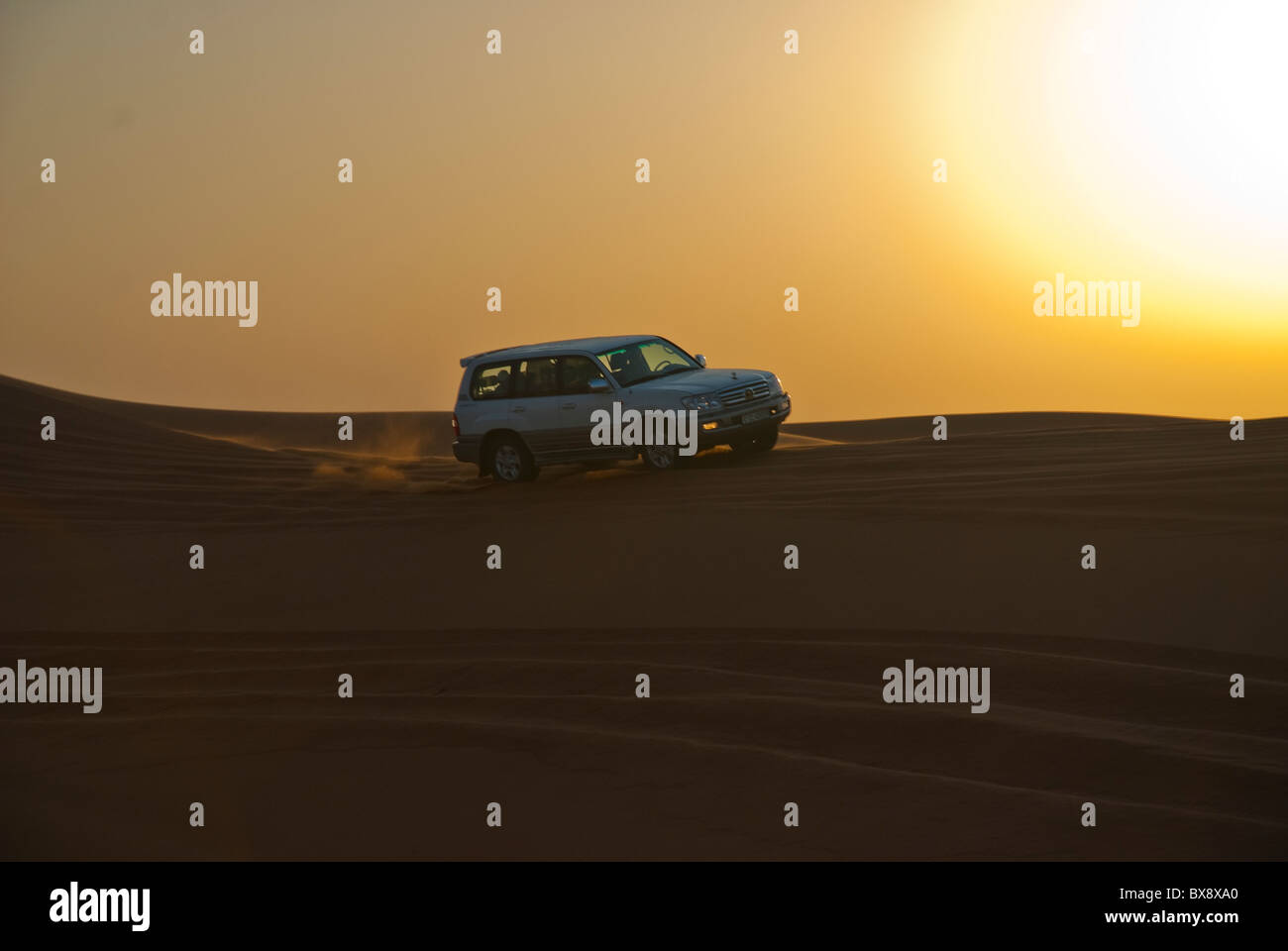 4x4 desert adventure on a Toyota just outside Dubai Stock Photo - Alamy