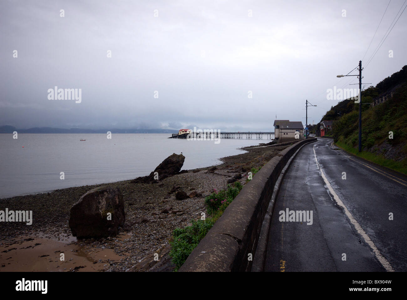 Mumbles Pier Swansea Wales UK Gower Peninsula Sea Stock Photo - Alamy