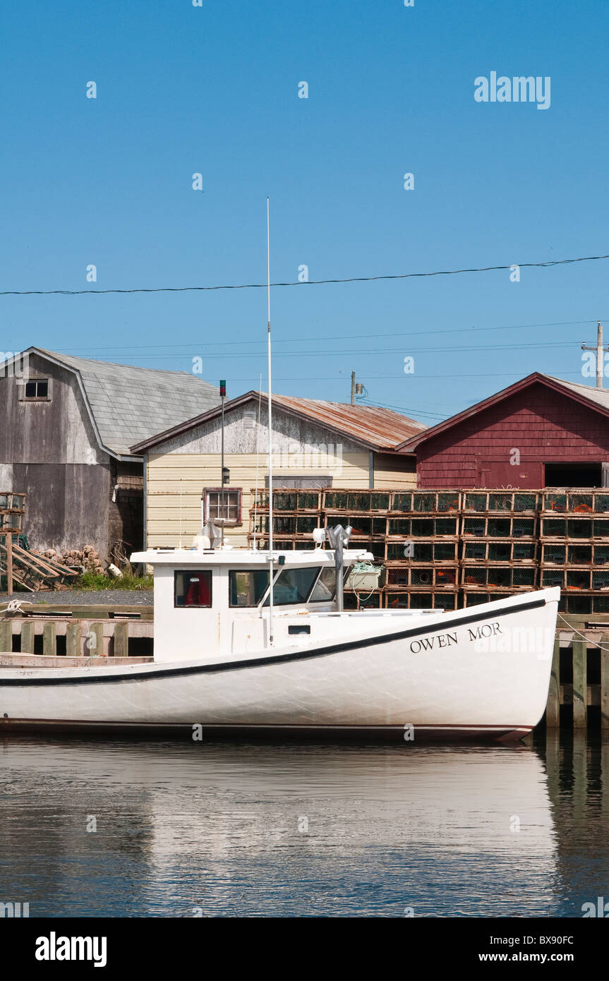 Fishing boats, North Lake Harbour, Prince Edward Island, The Maritimes ...