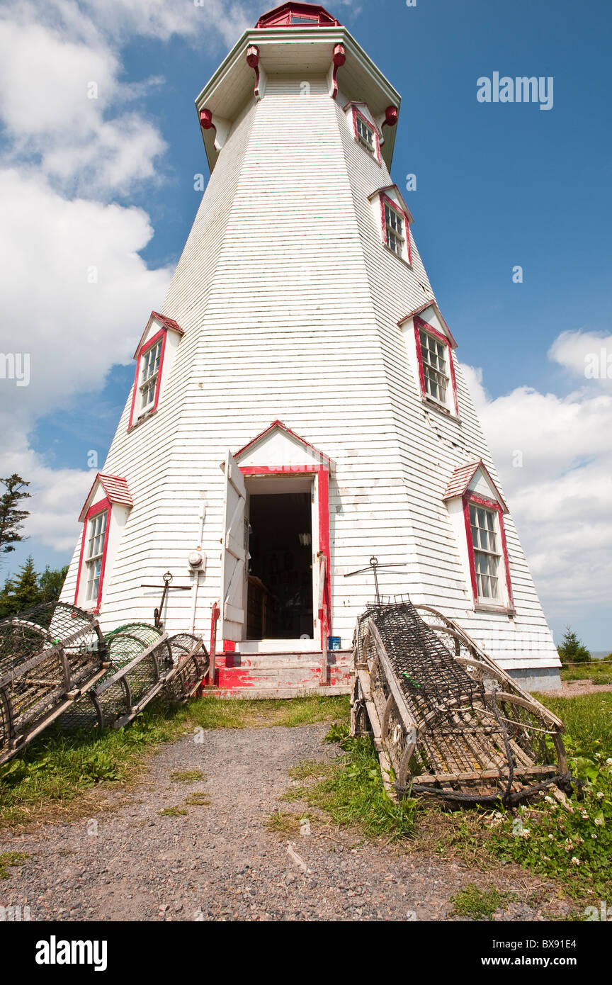 Panmure Island, Prince Edward Island. Panmure Head Lighthouse Stock ...