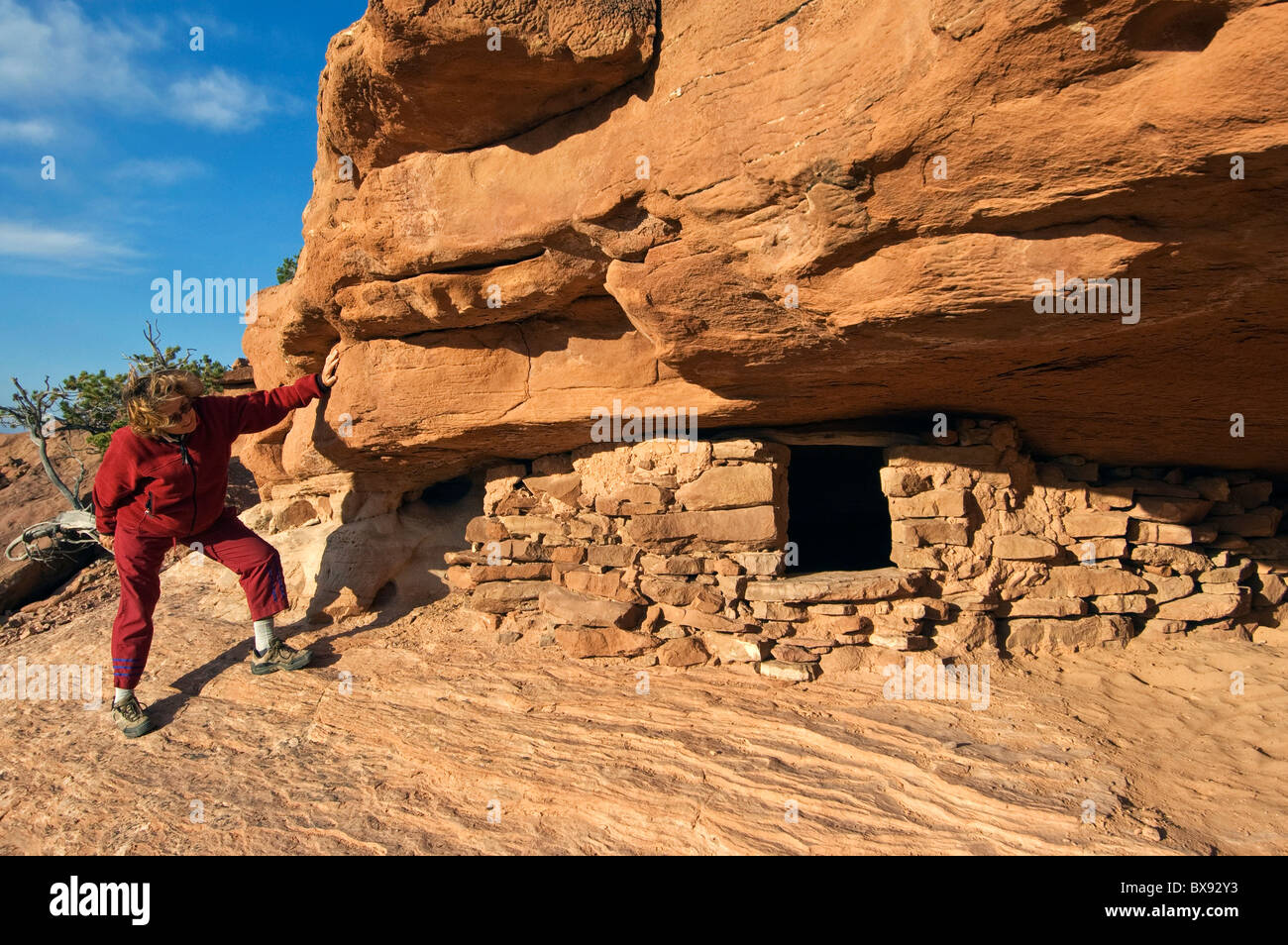 Elk289-1131 Utah, Canyonlands National Park, Aztec Butte, Ancestral ...