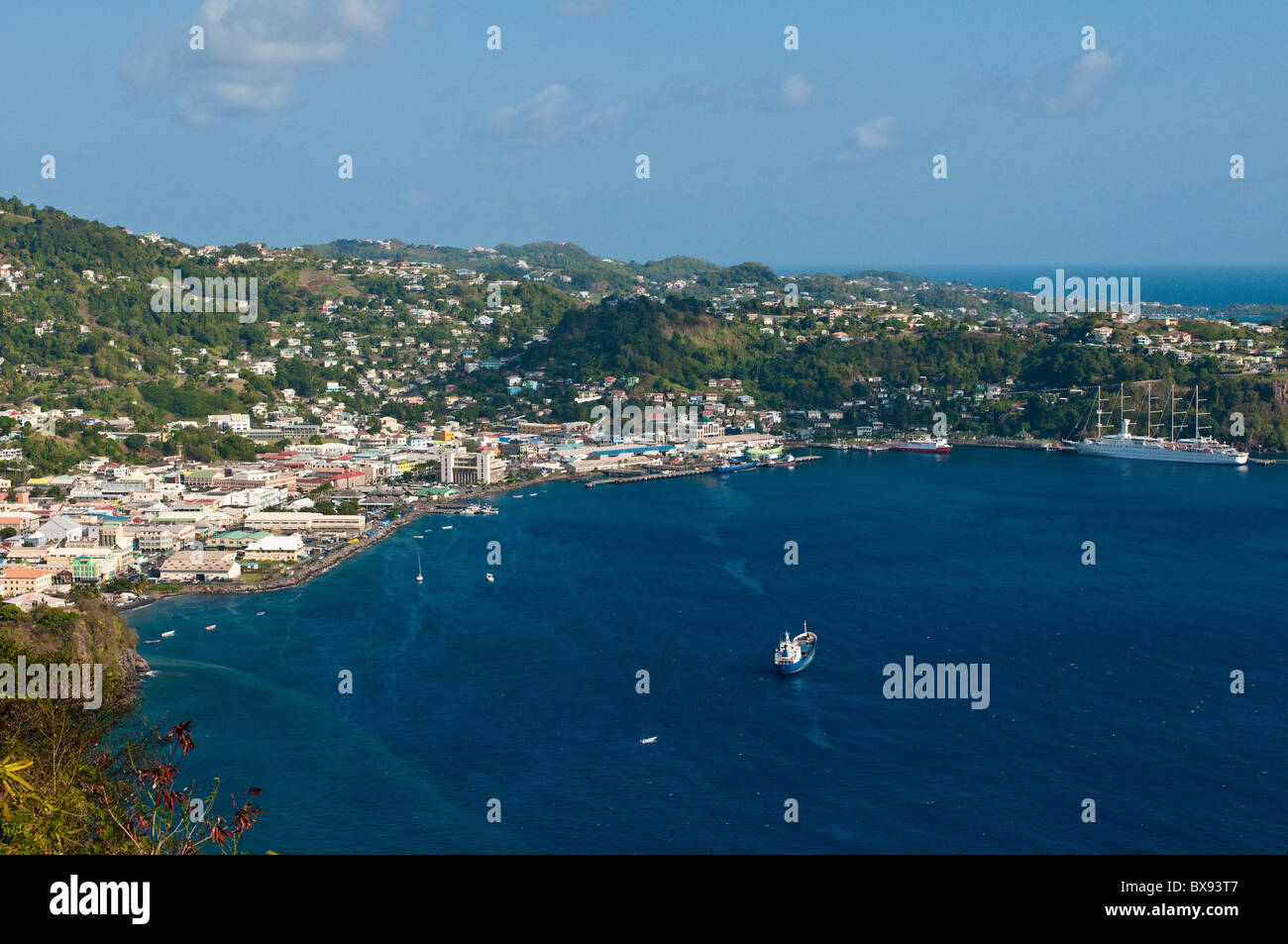 St vincent kingstown cruise port hi-res stock photography and images ...