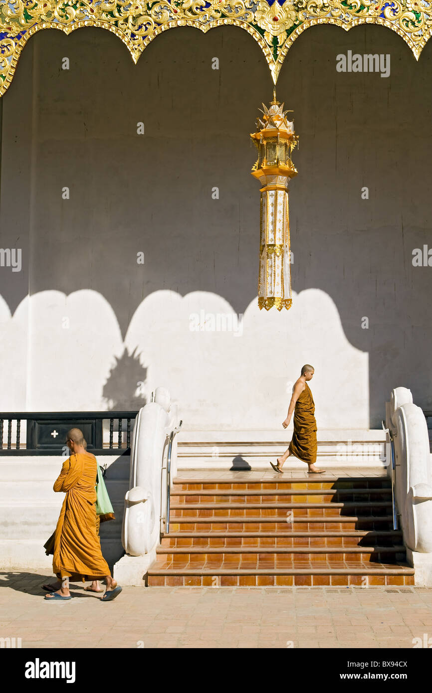Buddhist monks in the monastery Stock Photo - Alamy