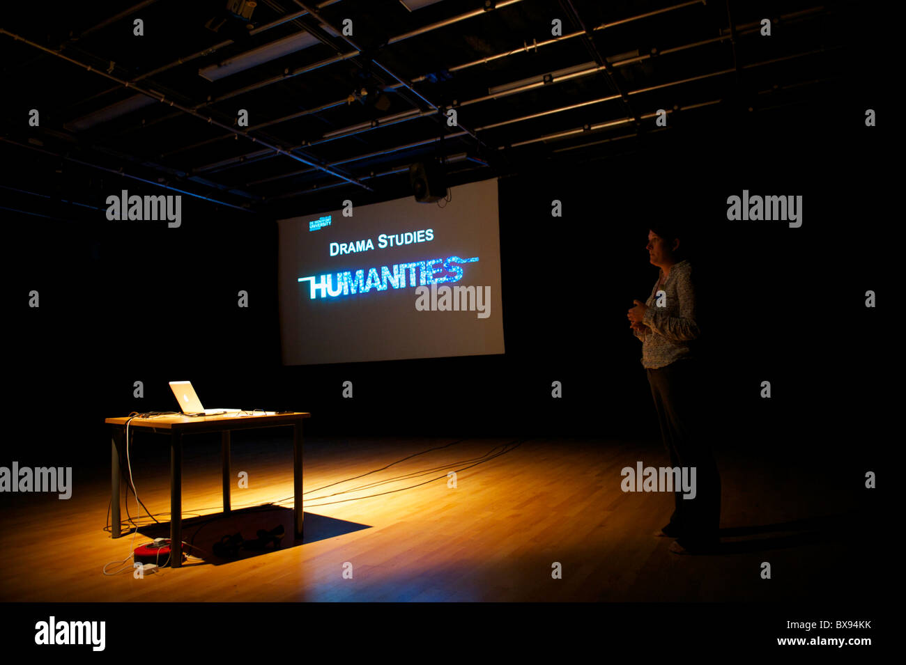 A professor lectures during a university class Stock Photo - Alamy