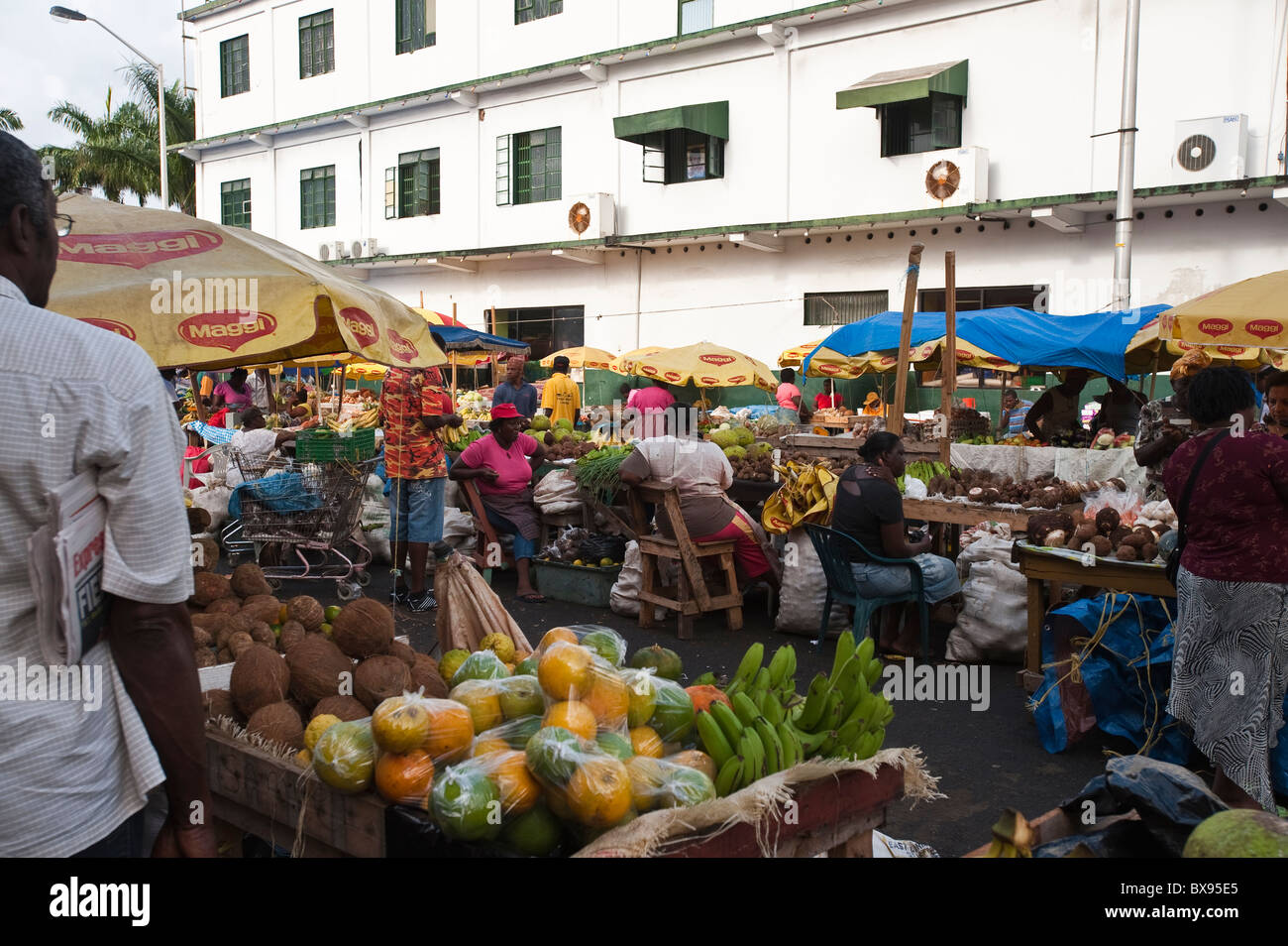 St Vincent Kingstown Market Vendors Stock Photos & St Vincent Kingstown ...