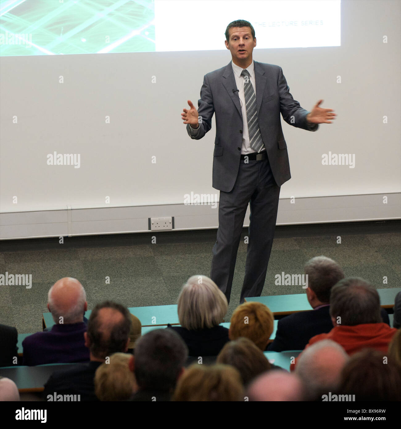Gold medalist Steve Cram delivered a lecture as part of De Montfort ...