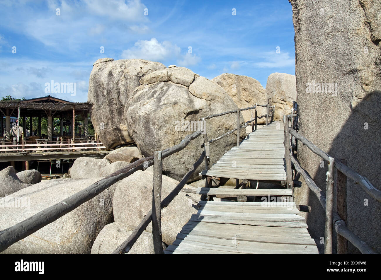 Wooden path on shore hi-res stock photography and images - Alamy