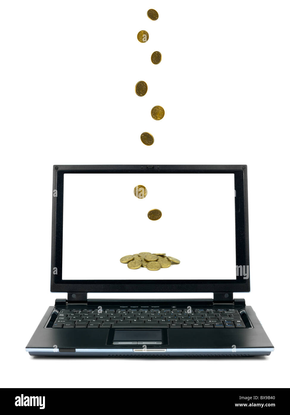 A modern laptop Stock Photo - Alamy