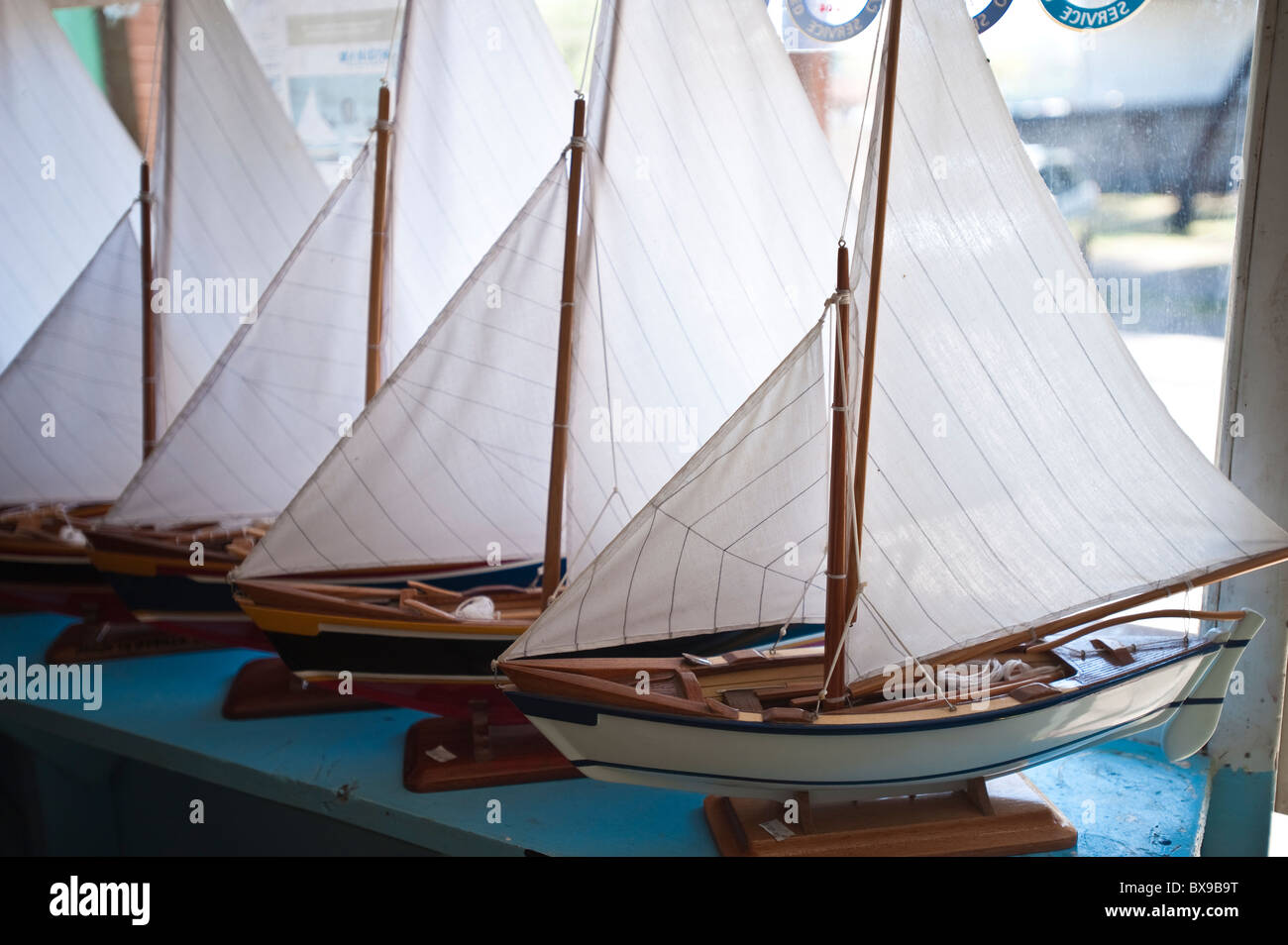 Model boat building, Bequia, St. Vincent & The Grenadines Stock Photo ...