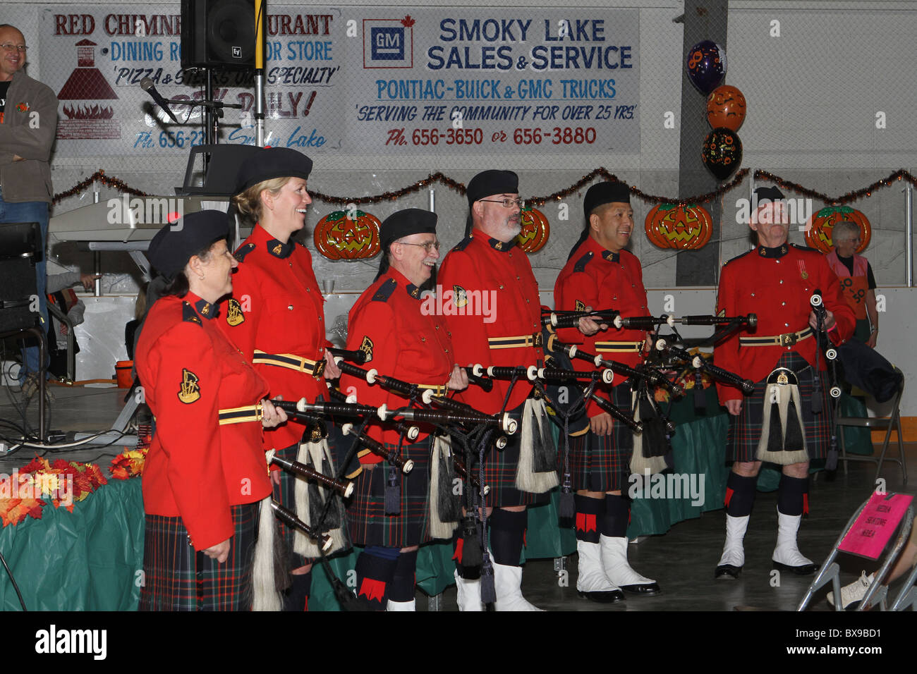 Highland band in Smokey Lake, Alberta, Canada Stock Photo - Alamy