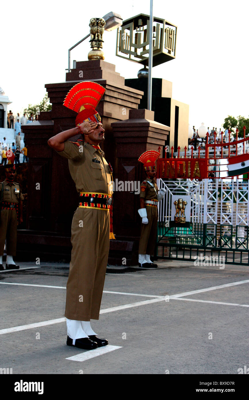 India pakistan border hi-res stock photography and images - Alamy