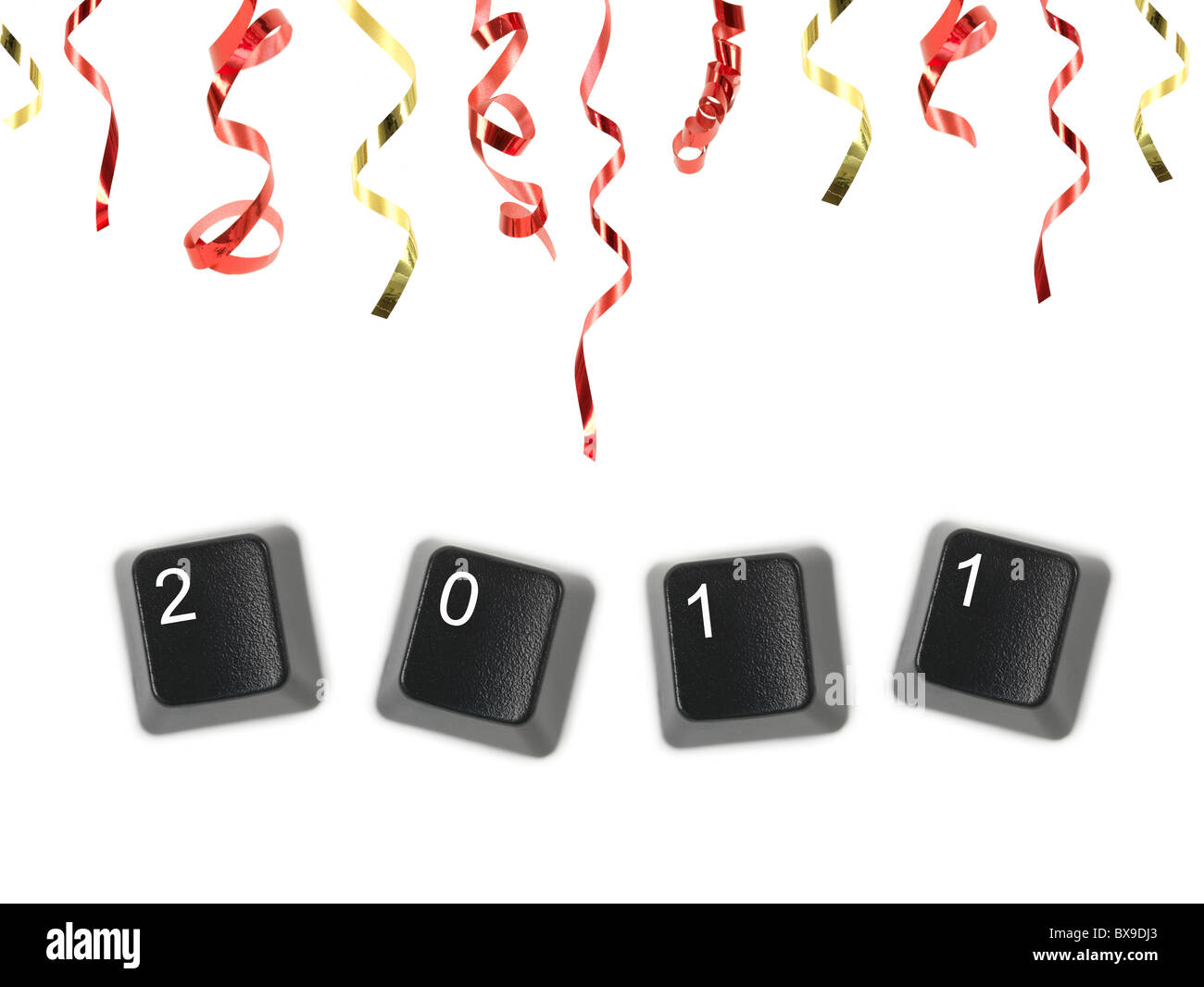 Keyboard keys isolated against a white background Stock Photo - Alamy