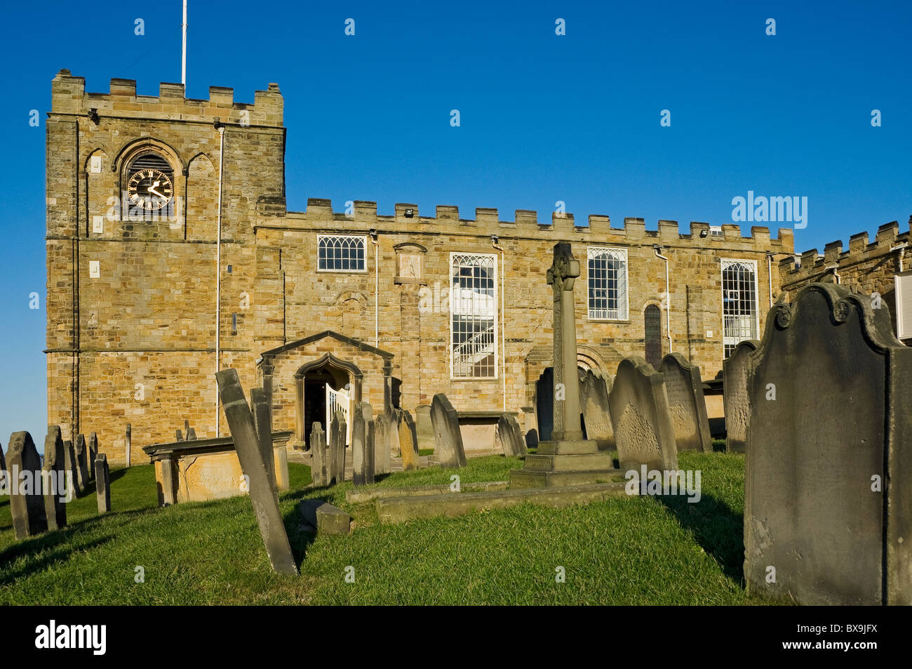 Whitby st marys church graveyard hi-res stock photography and images ...