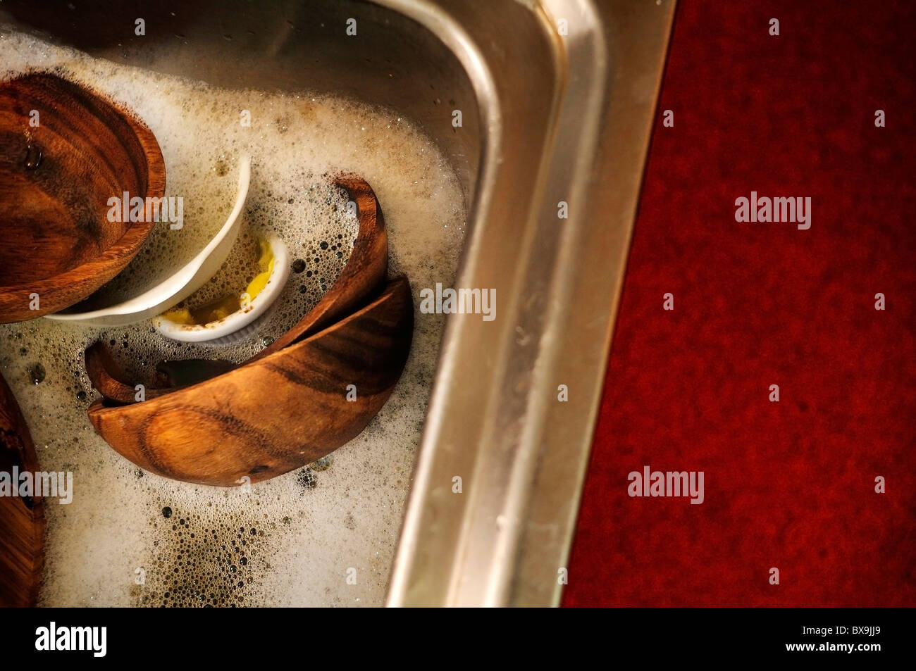 sink with washing up Stock Photo - Alamy