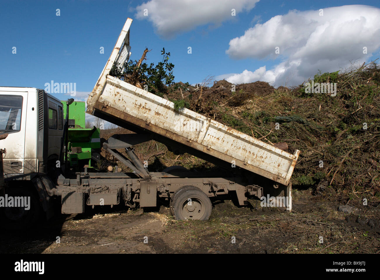 Compost collection truck hi-res stock photography and images - Alamy