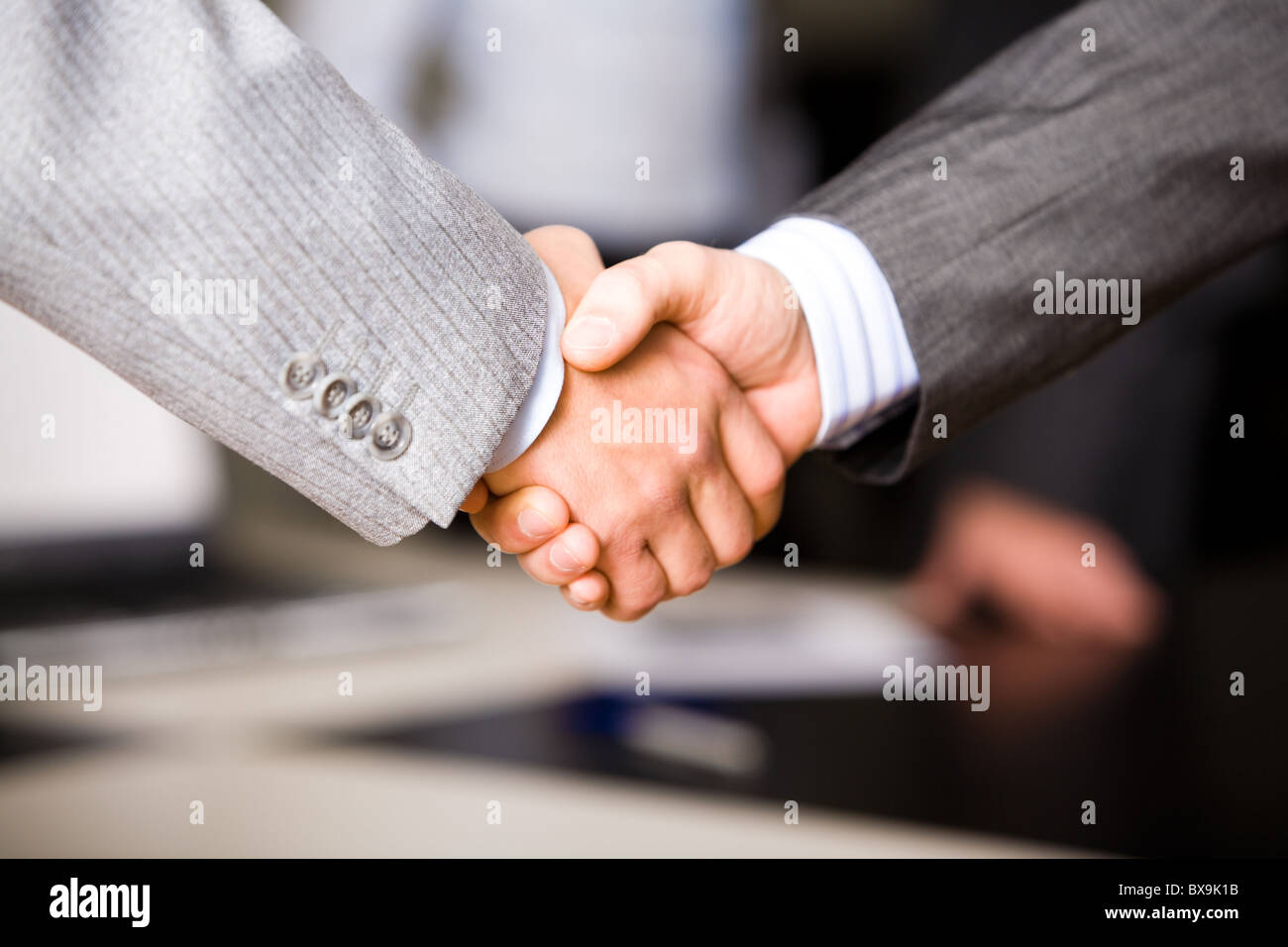 Work environment shake hi-res stock photography and images - Alamy