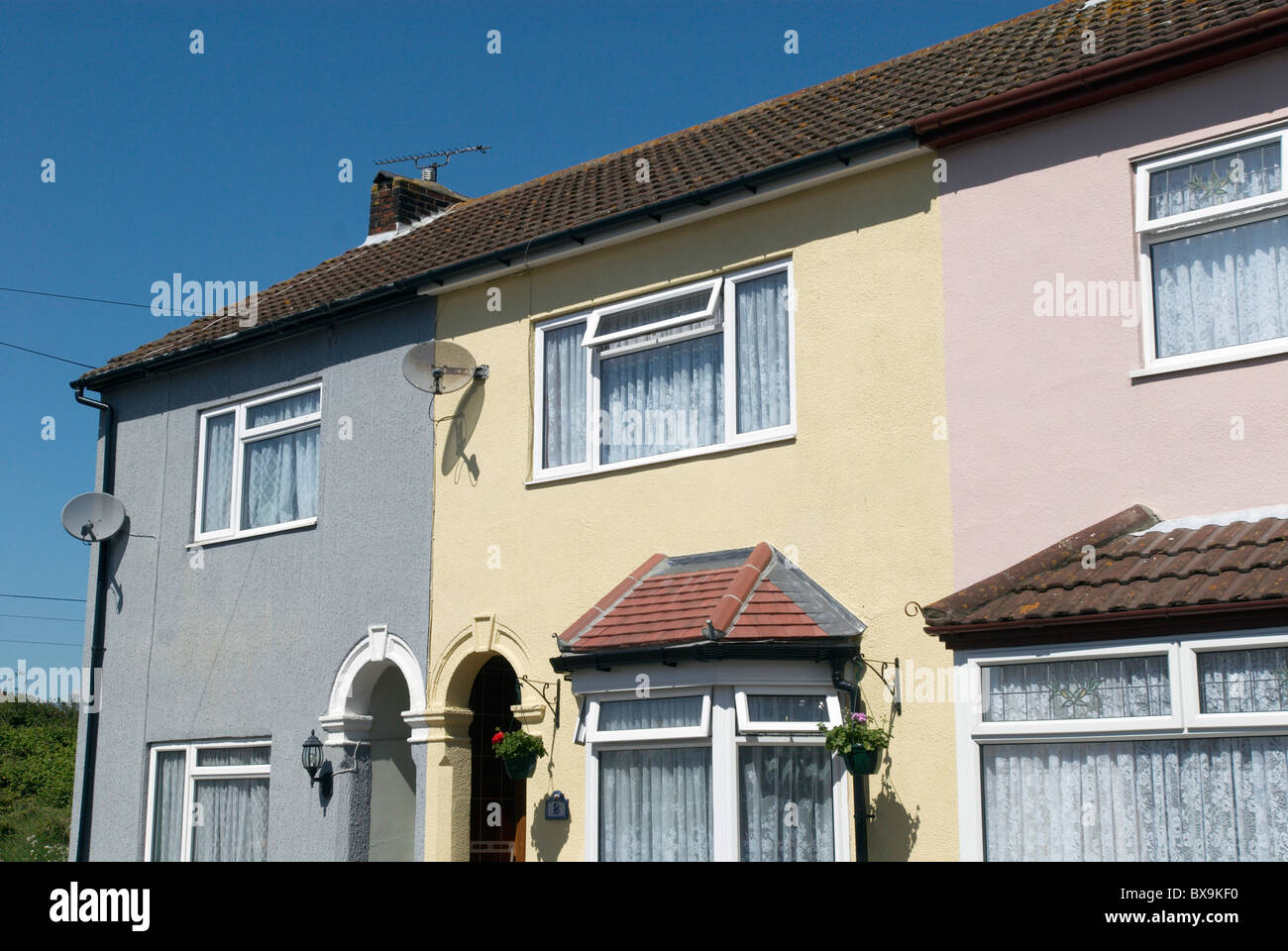 Pvc windows victorian house hi-res stock photography and images - Alamy