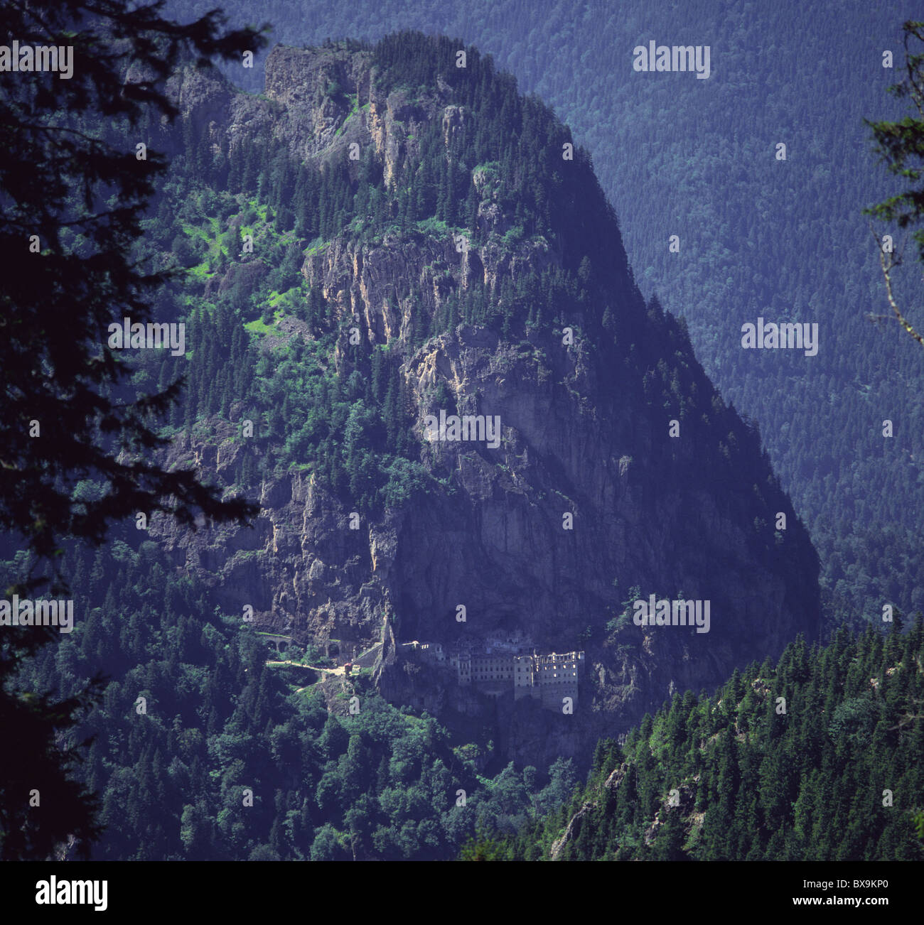 Black Mountain, Sumela Monastery Stock Photo - Alamy