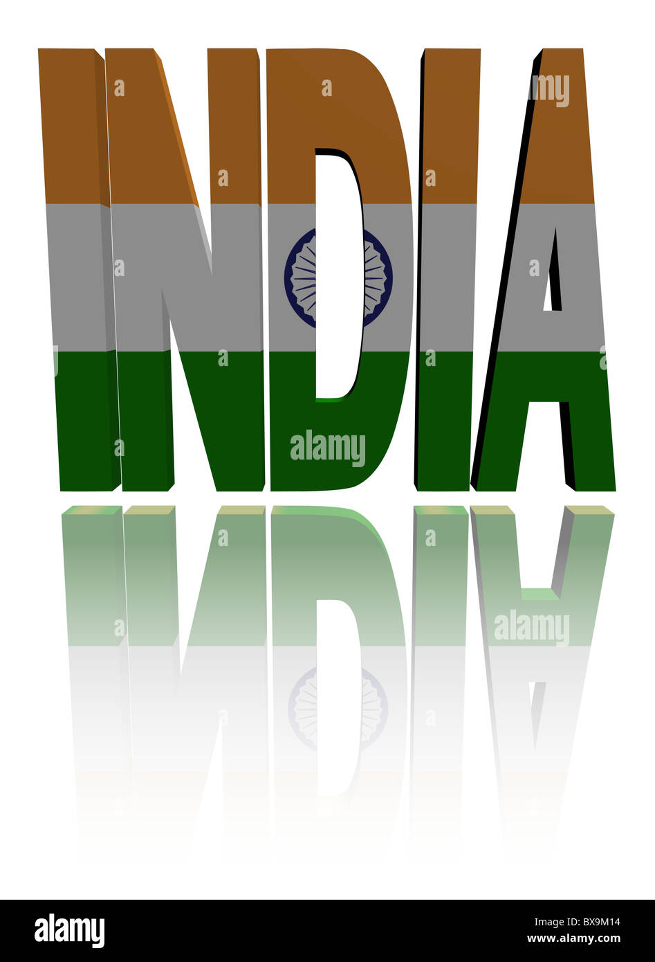 India text with Chinese flag illustration Stock Photo - Alamy