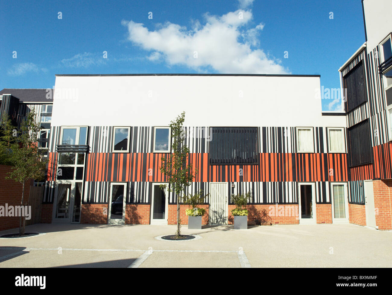 Contemporary housing on the Newhall development Harlow Essex UK Stock ...