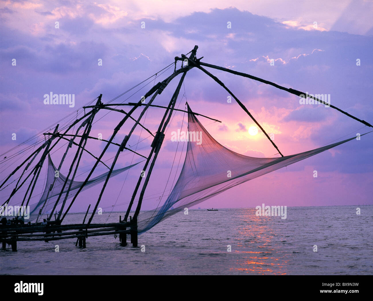 Cochin Chinese Fishing Nets Stock Photo - Alamy