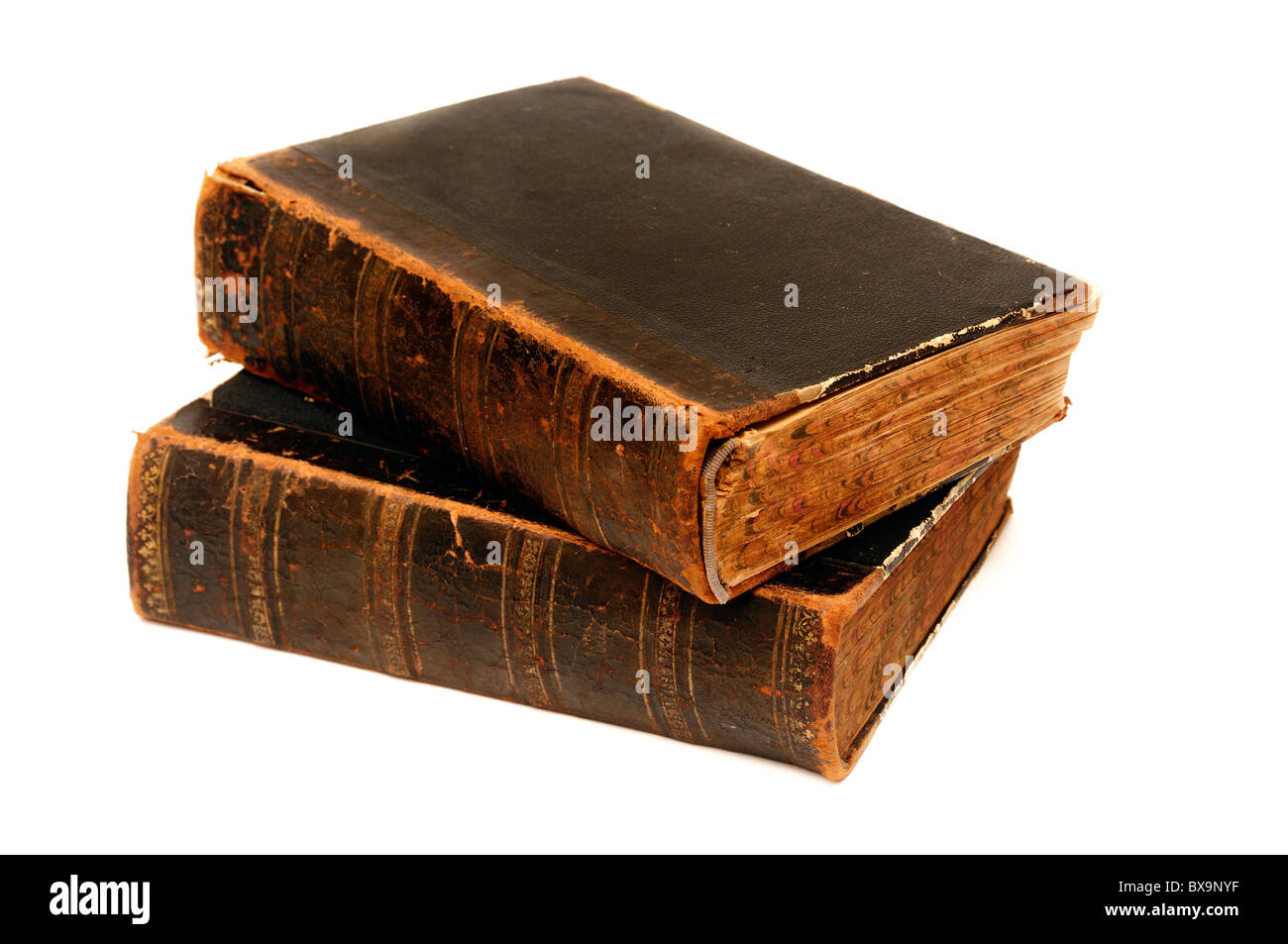 two old books Stock Photo - Alamy