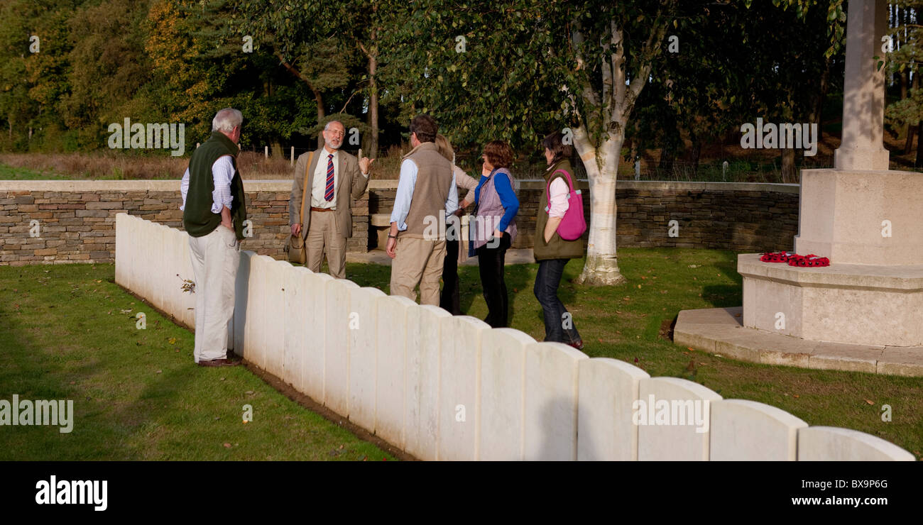 War tour in somme cemetery hi-res stock photography and images - Alamy