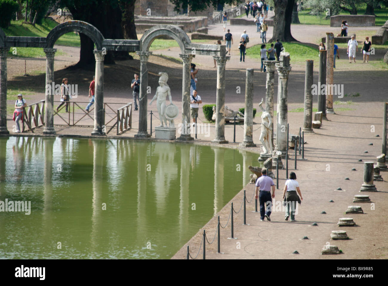 Ruins at Hadrian's Villa in Tivoli near Rome Stock Photo - Alamy