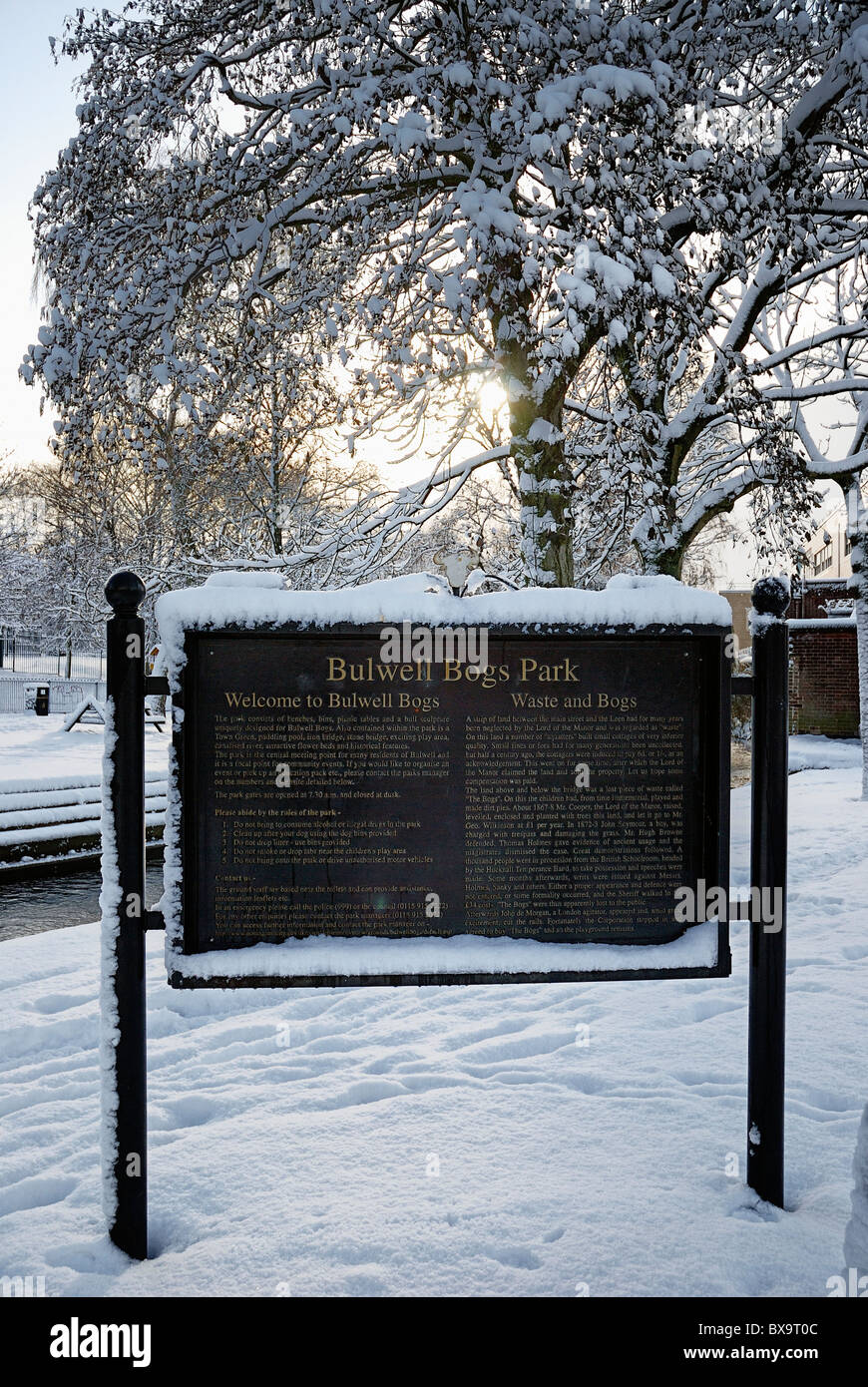 bulwell bogs park bulwell nottingham england uk Stock Photo - Alamy