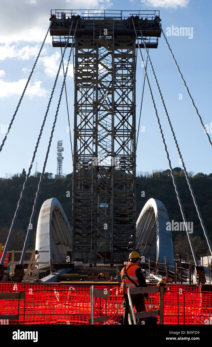 "Ponte della musica" Modern bridge building architecture construction ...