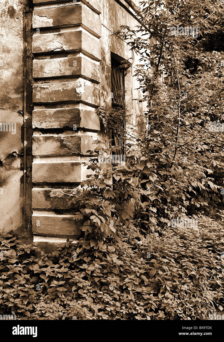 old destroyed building Stock Photo - Alamy