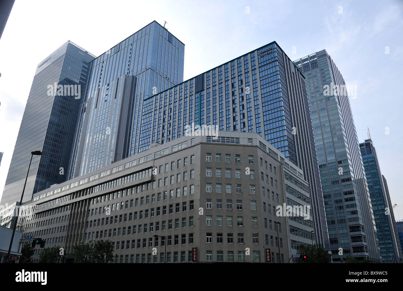 Trust Tower - commercial building complex surrounding Tokyo central ...