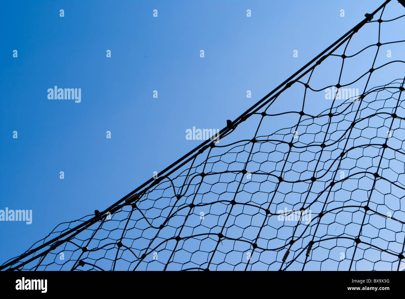 steel wire mesh for rock fall protection Stock Photo - Alamy