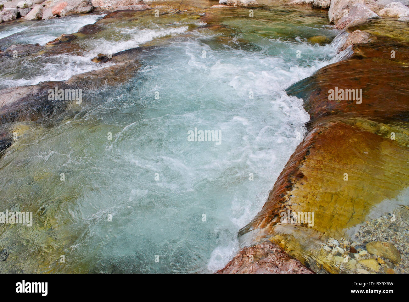 stream of clean water and fresh mountain Stock Photo - Alamy
