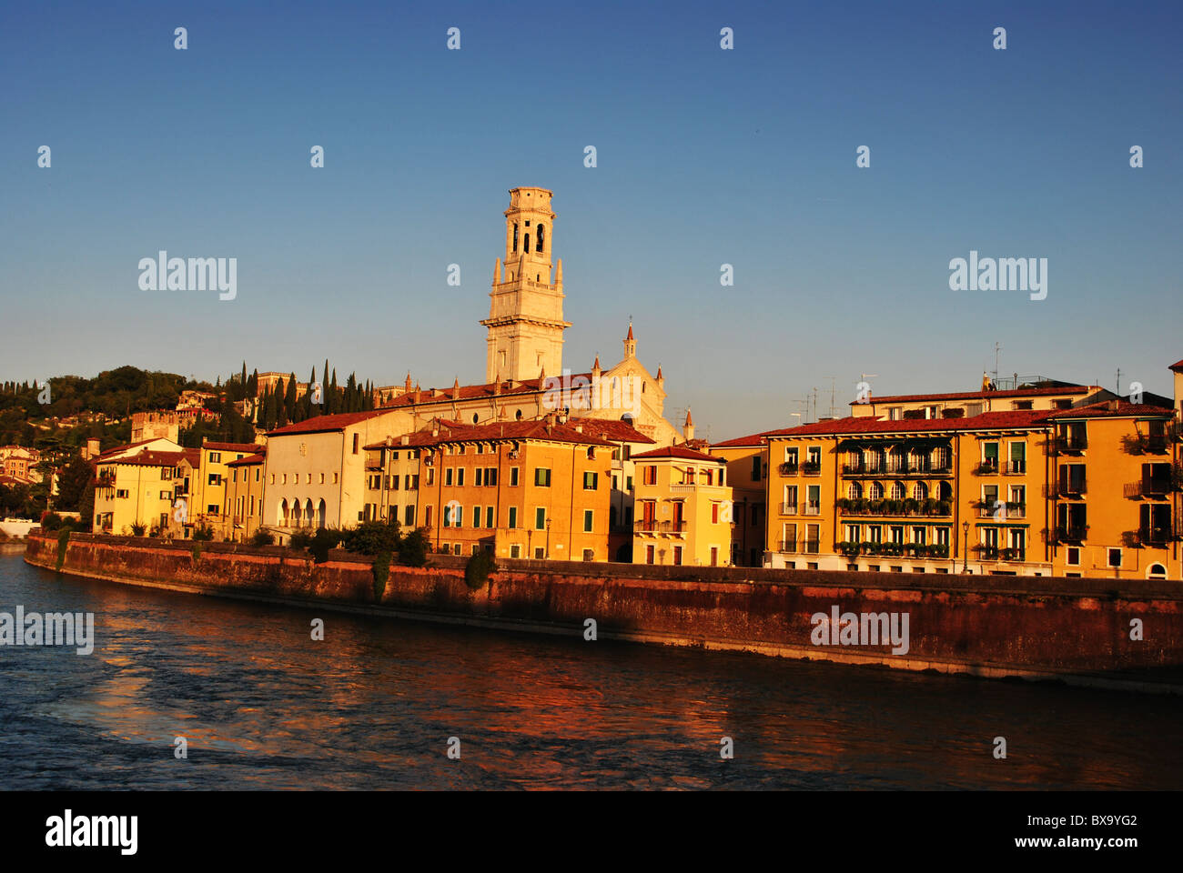 historic buildings in the city center of Verona Stock Photo - Alamy