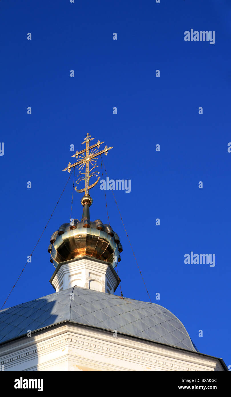 Cross on white church dome hi-res stock photography and images - Alamy