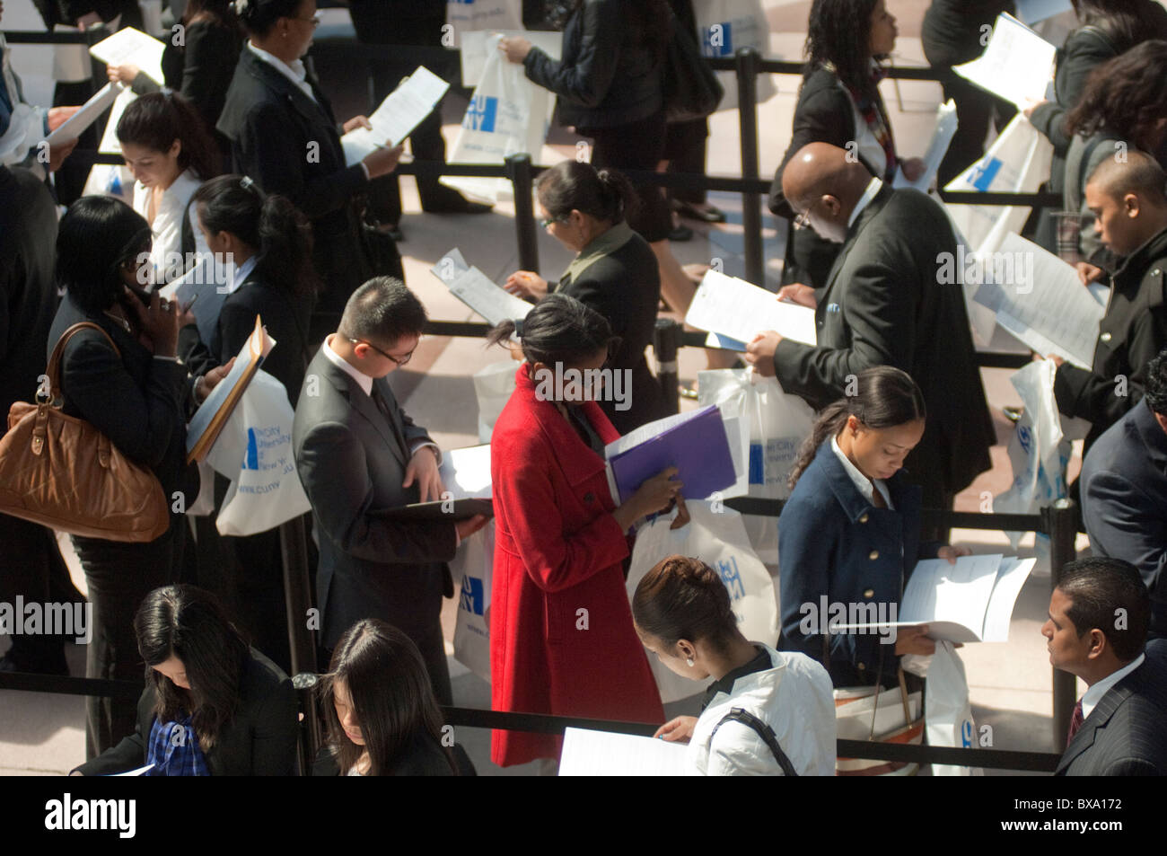 Jacob javits convention center job fair hi-res stock photography and ...