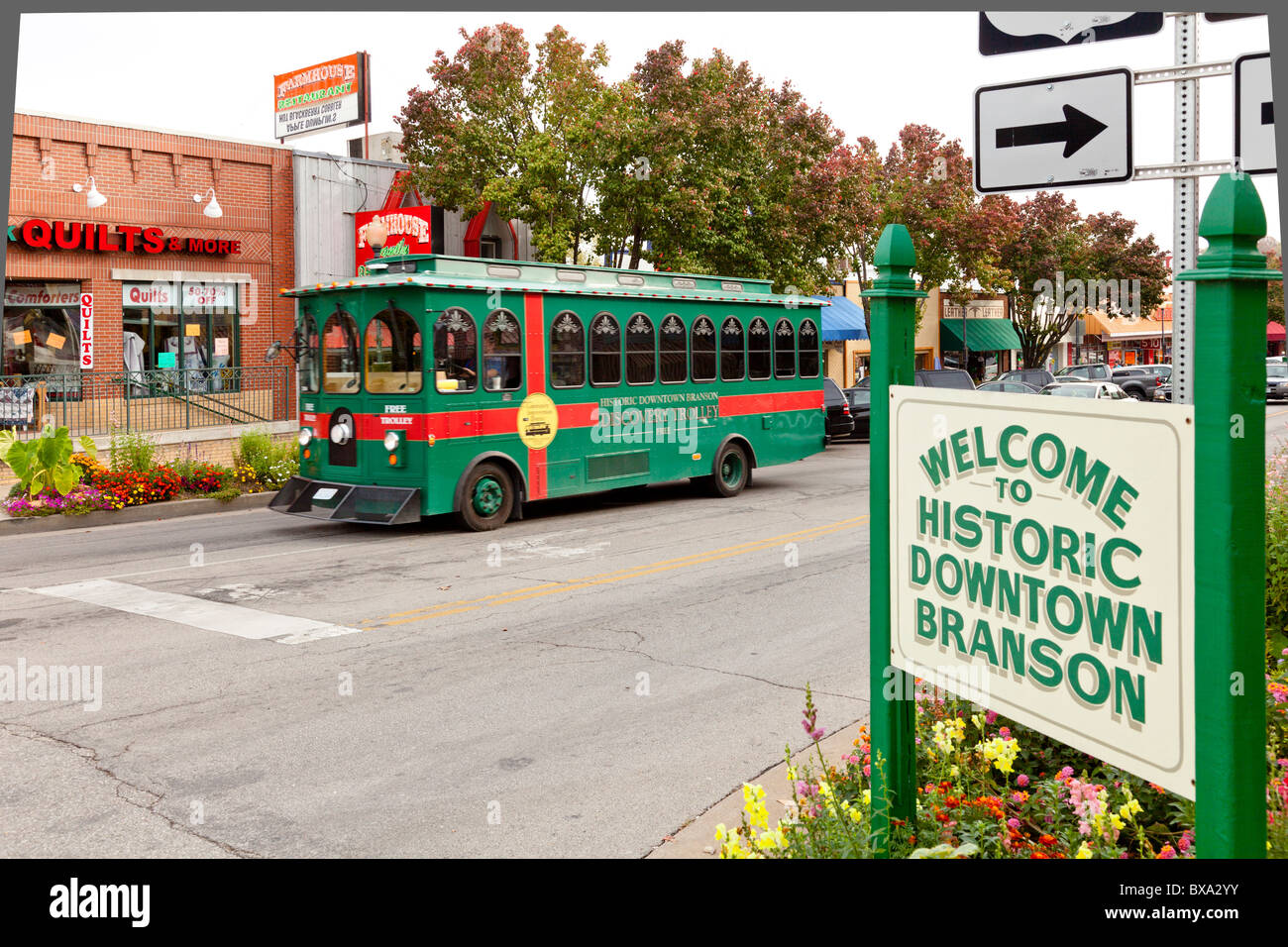 Historic street in downtown Branson, Missouri, USA Stock Photo - Alamy