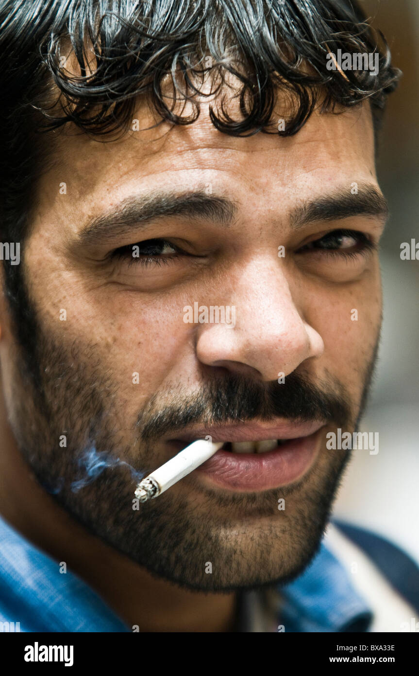 Egyptian man street smile hi-res stock photography and images - Alamy