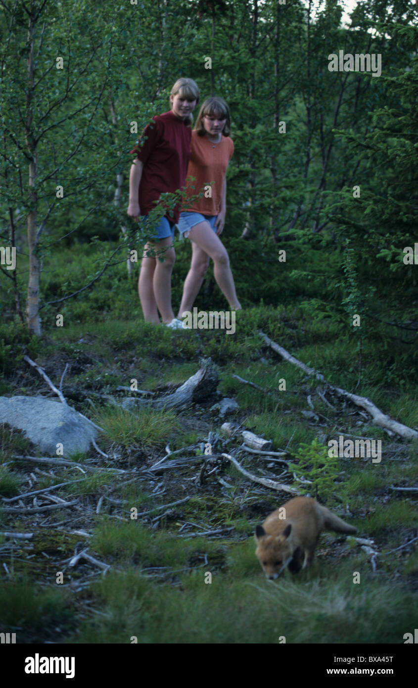 Teen age girls wild red hi-res stock photography and images - Alamy