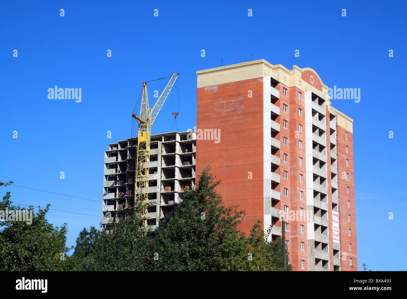 construction of the new building Stock Photo - Alamy