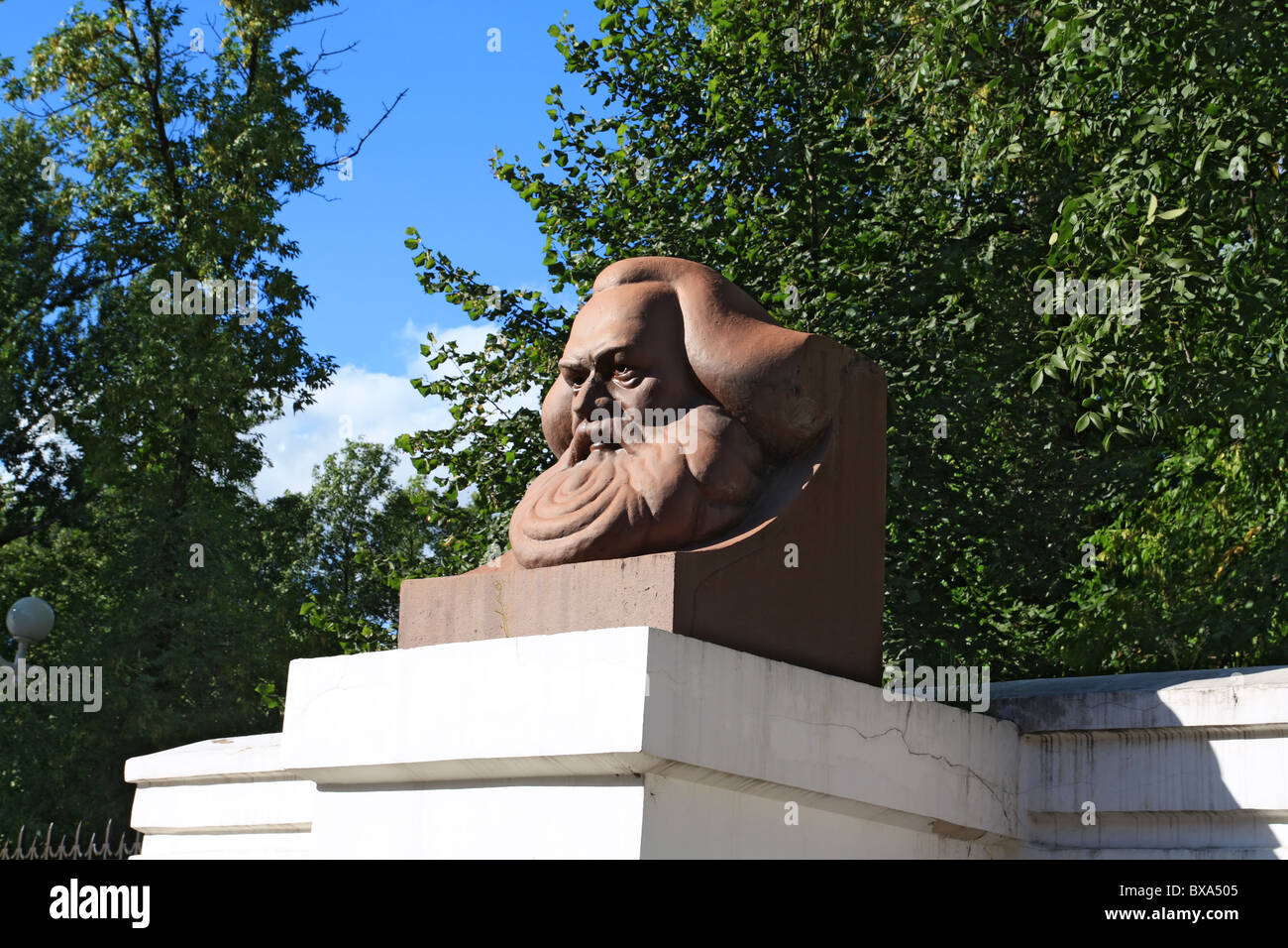 Karl Marks monument Stock Photo - Alamy