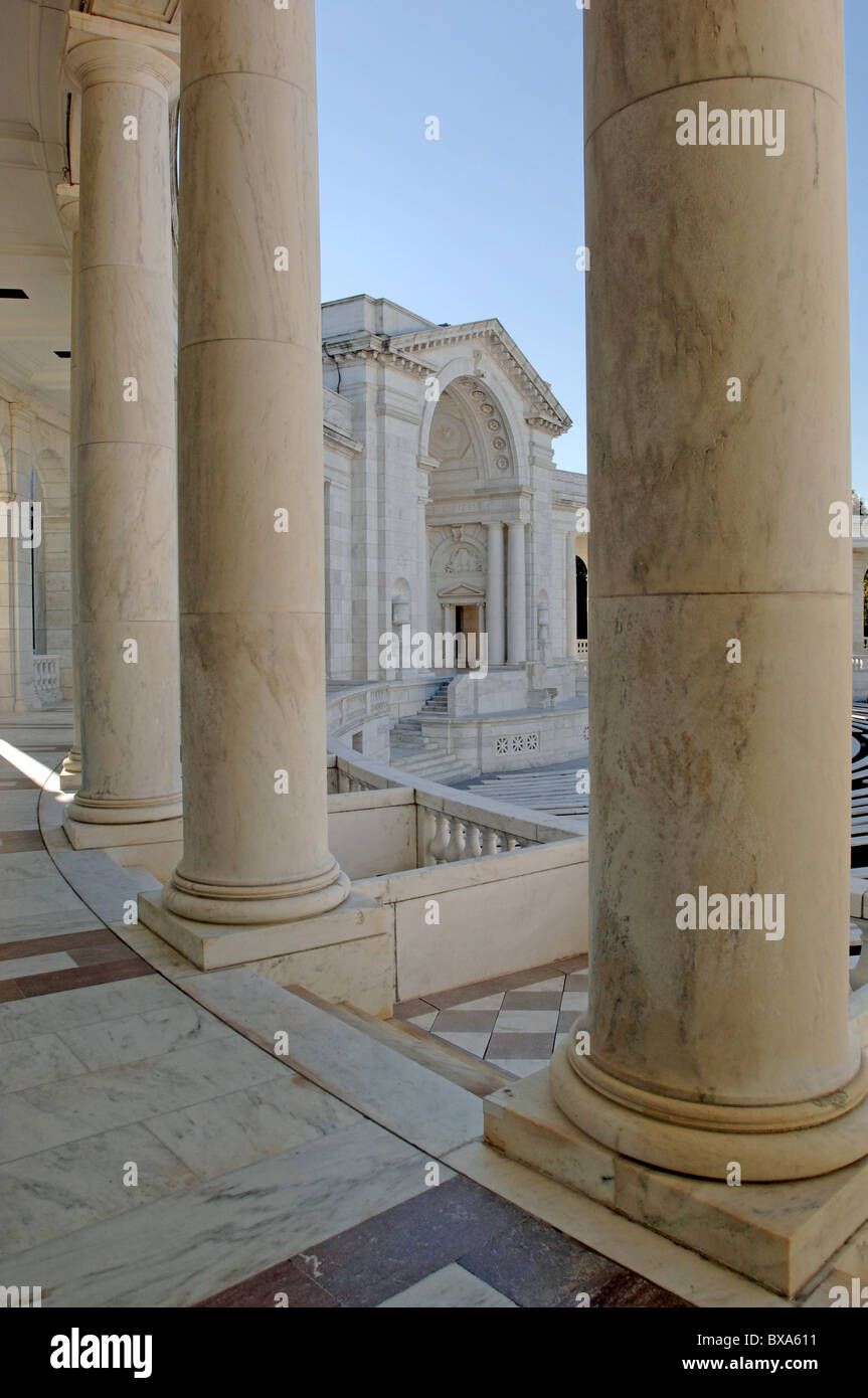 The arena of the Arlington Memorial Amphitheater, Arlington, USA Stock ...